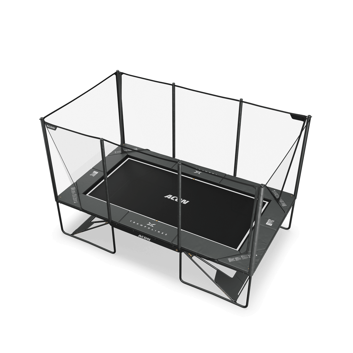 ACON X 17ft Trampolin med nät och stege | För gymnaster och trickers ...