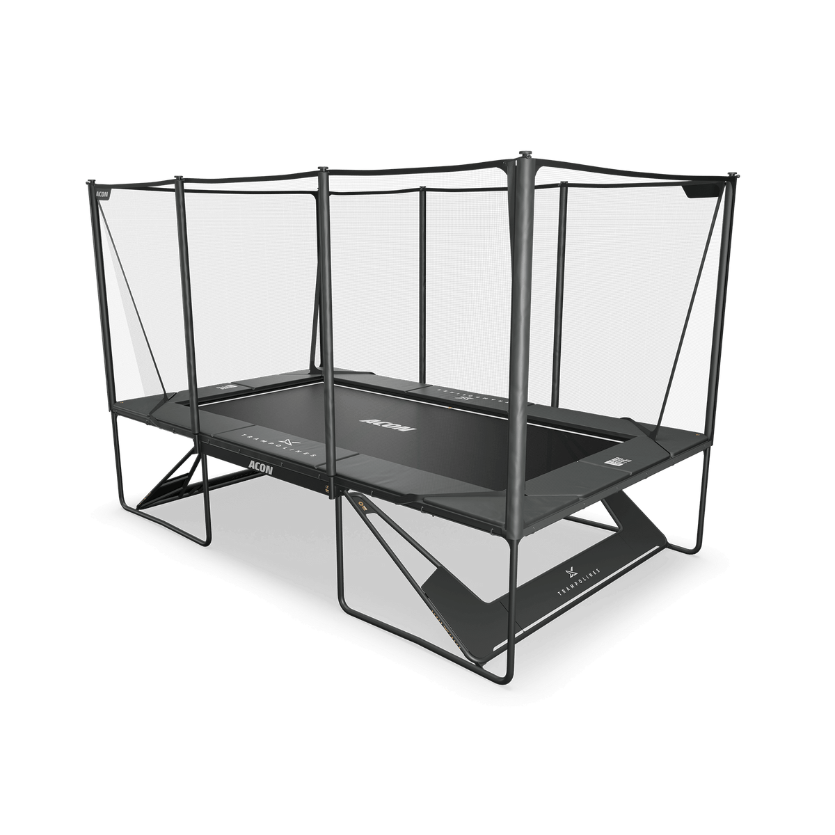 ACON X 17ft Trampolin med nät och stege | För gymnaster och trickers ...